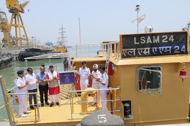Indian Navy Expands Its Logistics Fleet With ACTCM Barge For Warship ...