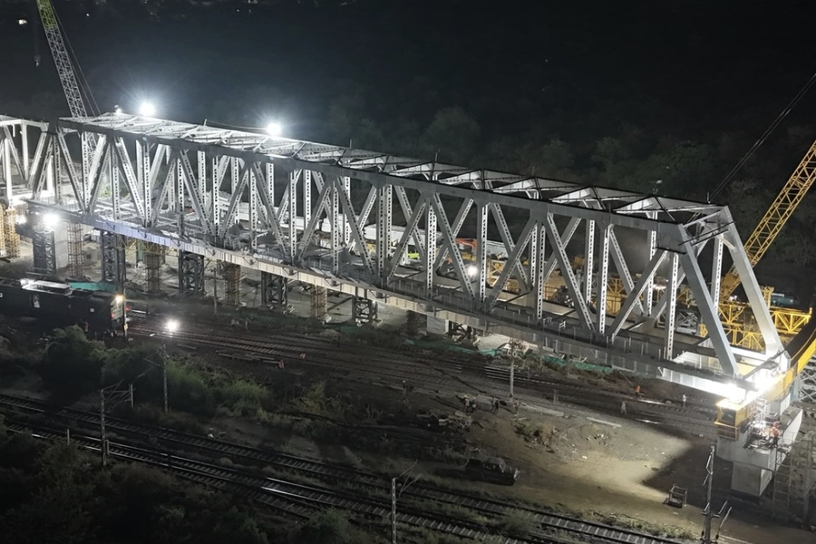 Indian Railways Launches Longest Rail Flyover Girder On Western Dedicated Freight Corridor At ...