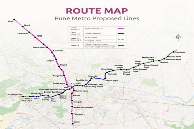 Pune Metro Set To Expand With Two New Elevated Corridors, 13 Stations ...