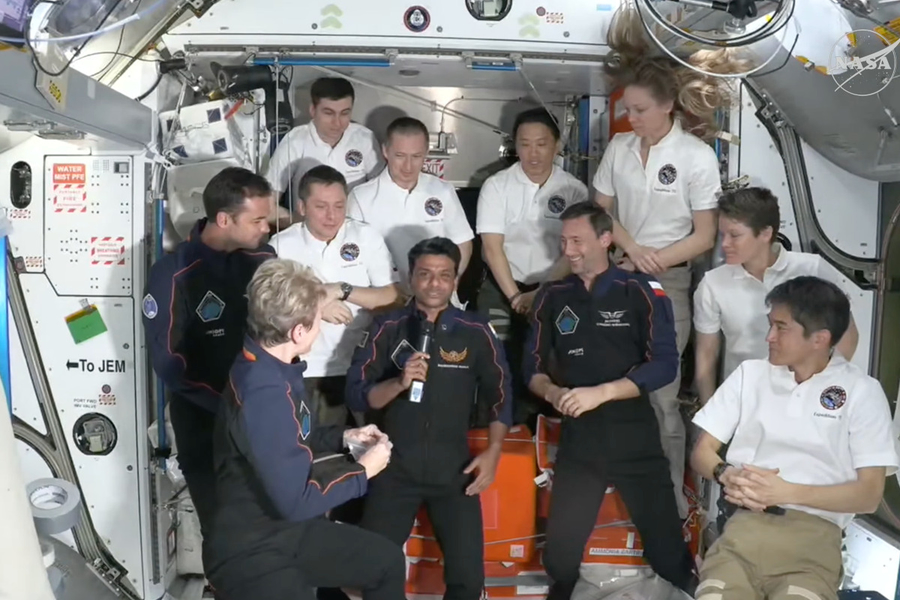 Shubhanshu Shukla Makes History As First Indian Astronaut On ...