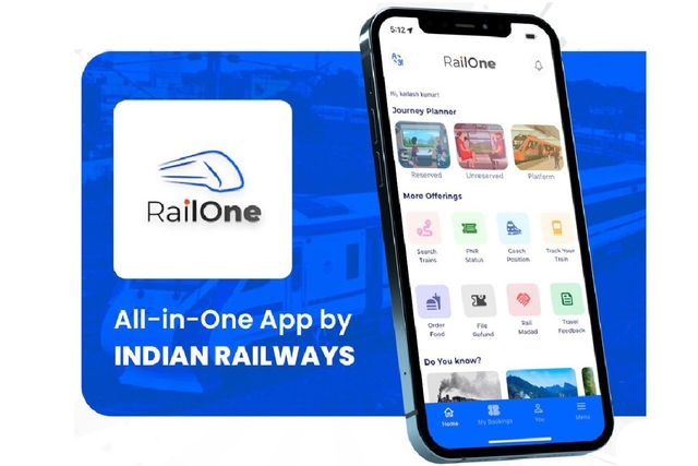 Indian Railways Launches RailOne App: A Unified Platform For All ...