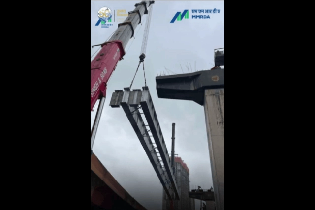 Major Milestone For Mumbai Metro-4: MMRDA Installs 48-Metre Steel Span ...