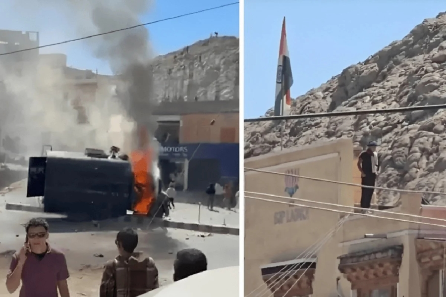 Ladakh Unrest: Leh Protests Turn Violent, BJP Office And Police Van ...