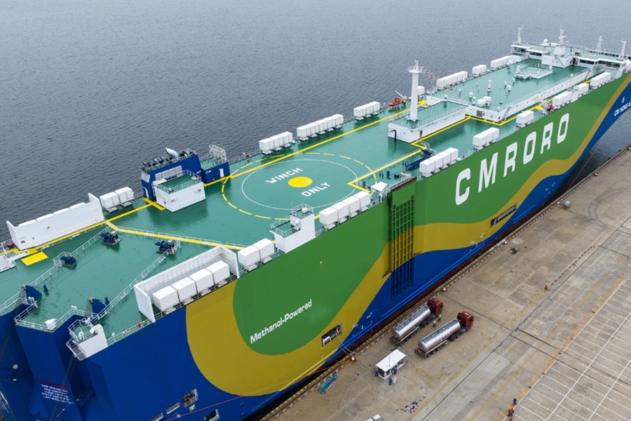World’s First Methanol-Powered Car Carrier Ship Begins Journey From ...