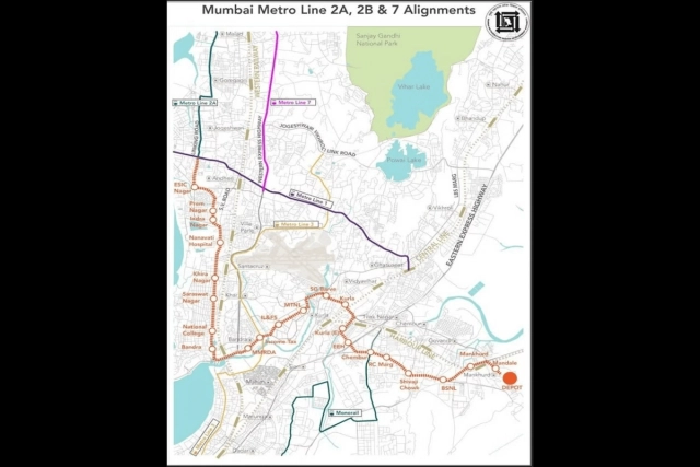 Mumbai Metro Yellow Line 2B set for December debut with second phase ...