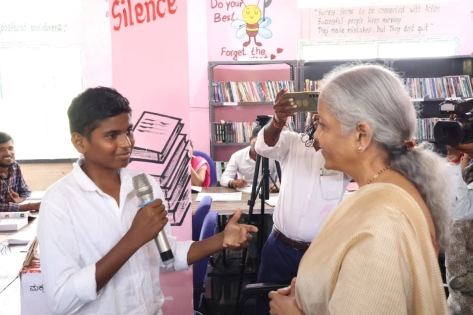 Nirmala Sitharaman Launches Farmer Training Centre, Unveils Seven Agri ...