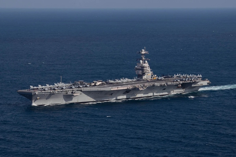 Tensions Rise As US Sends World’s Largest Aircraft Carrier USS Gerald R ...