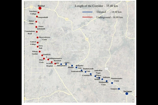 Bengaluru’s Proposed Hebbal–Sarjapur Metro Line May See Rs 2,920 Crore ...