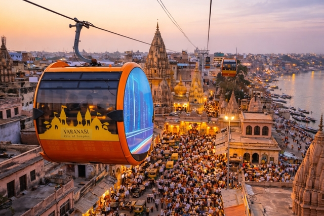 Ropeway Over Roads and Metros: Can It Work For The Old City Of Kashi?