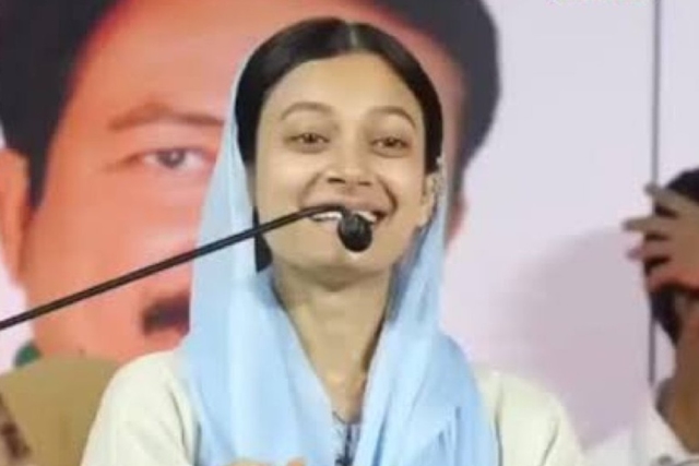 AIMIM Corporator Sahar Shaikh Defends 'Paint Mumbra Green' Remark as ...