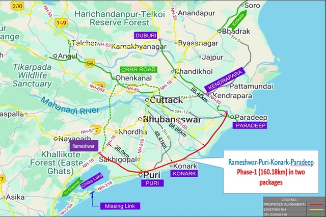 Odisha: Centre Clears Rs 8,301 Crore Coastal Highway Project From ...