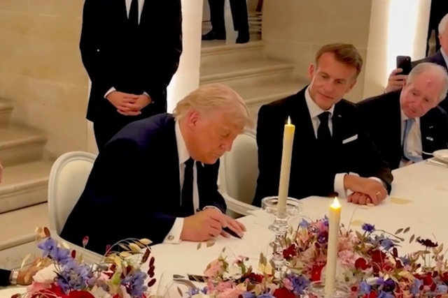 Trump Signs Iran Peace Memorandum In France As Strait Of Hormuz Set To ...
